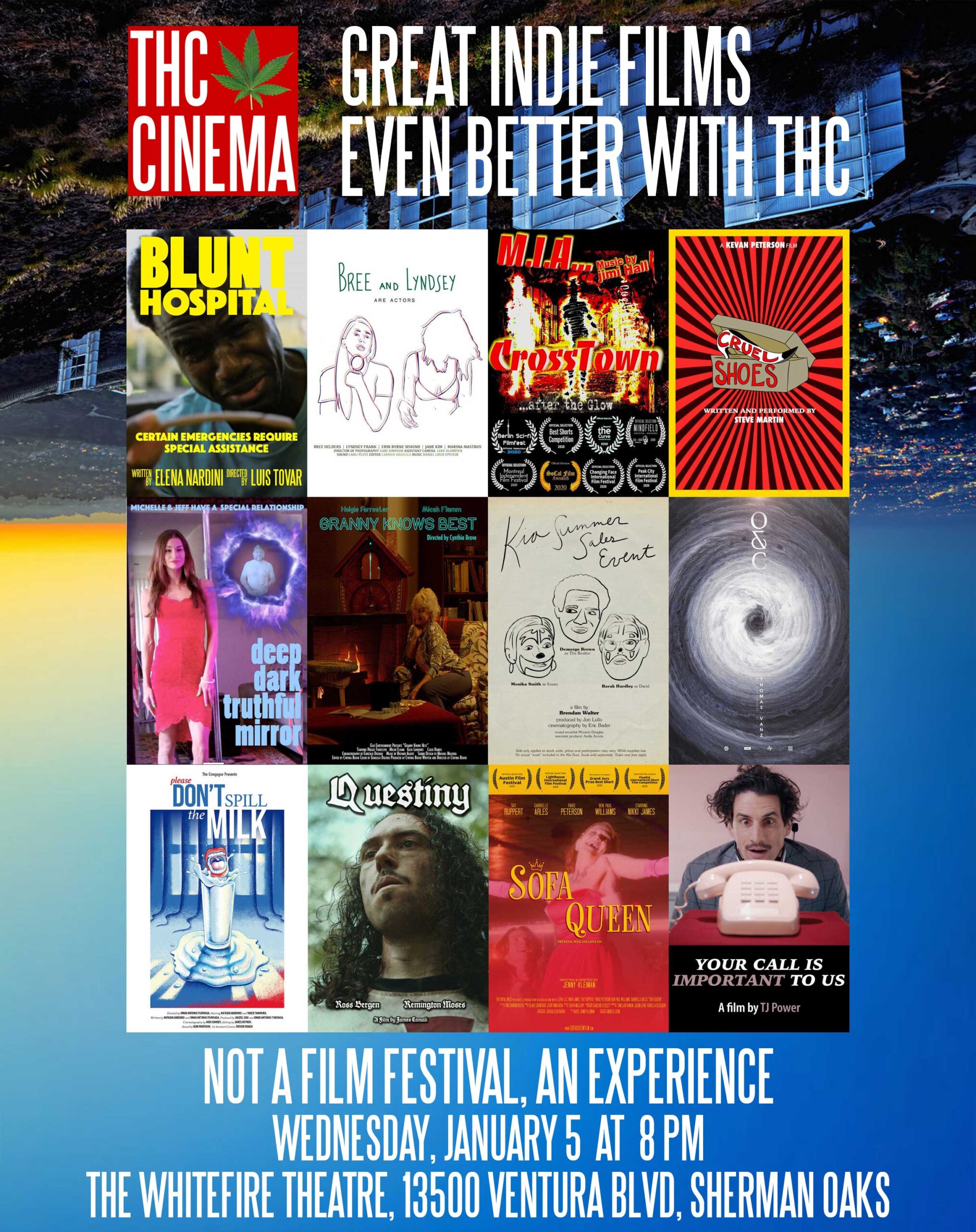 January 5 Lineup Set! – THC cinema